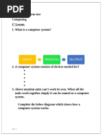 Grade 5 Computer Worksheet | PDF | Computer Data Storage | Computer ...