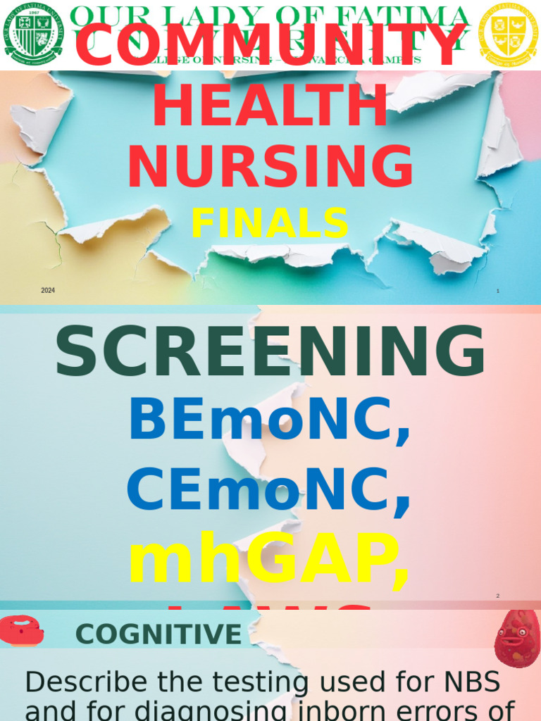 Nbs Bemonc Cemonc Mhgap Laws | PDF | Mental Disorder | Mental Health