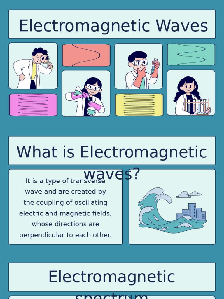 Exploring Wave Properties Presentation in Pink Teal Lined Illustrative Style | PDF | Science ...