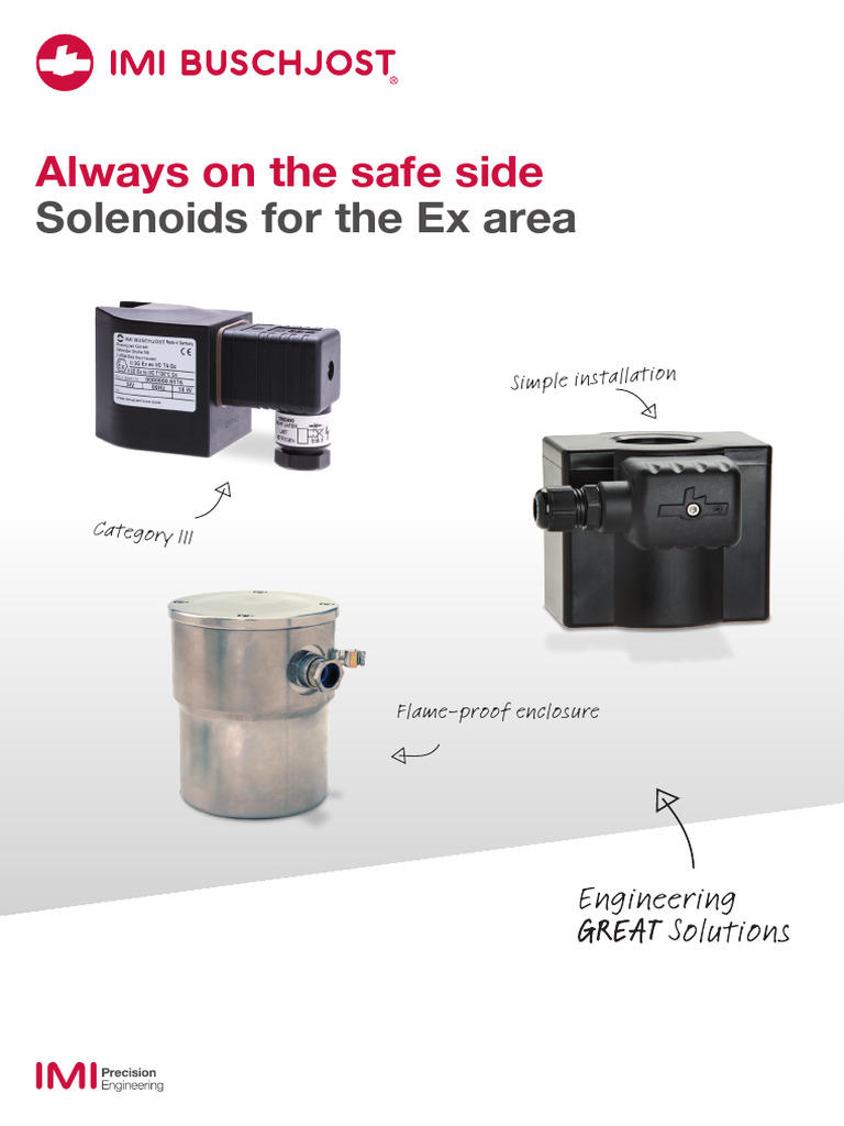 Ex-Proof Solenoids for Hazardous Areas | PDF