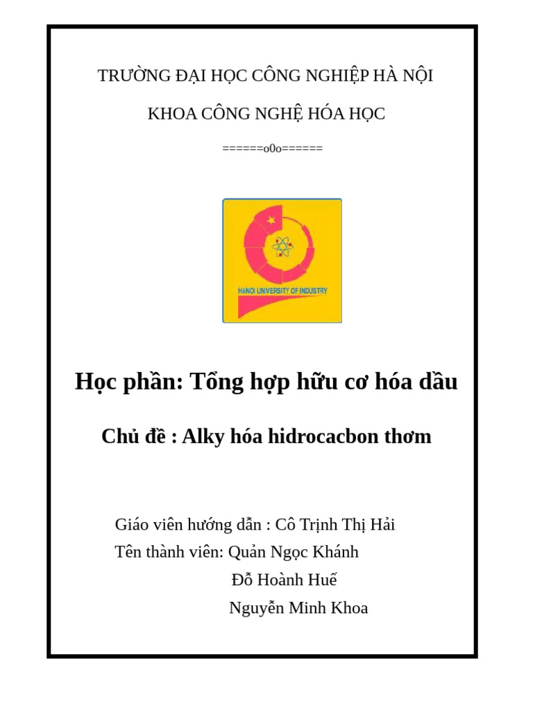Alkyl Hóa Hidrocacbon Thơm n5 | PDF