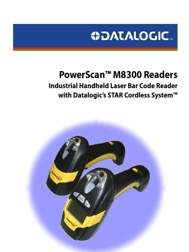Powerscan m8300 Small | PDF | Battery Charger | Battery (Electricity)