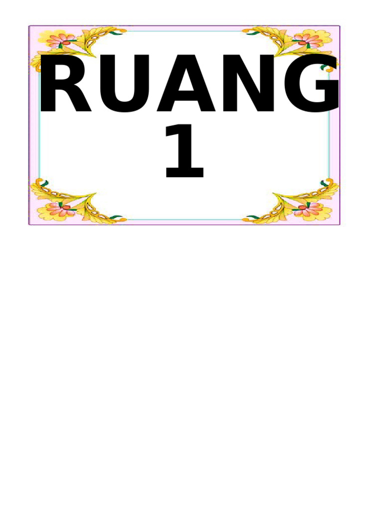 Nama Ruang | PDF