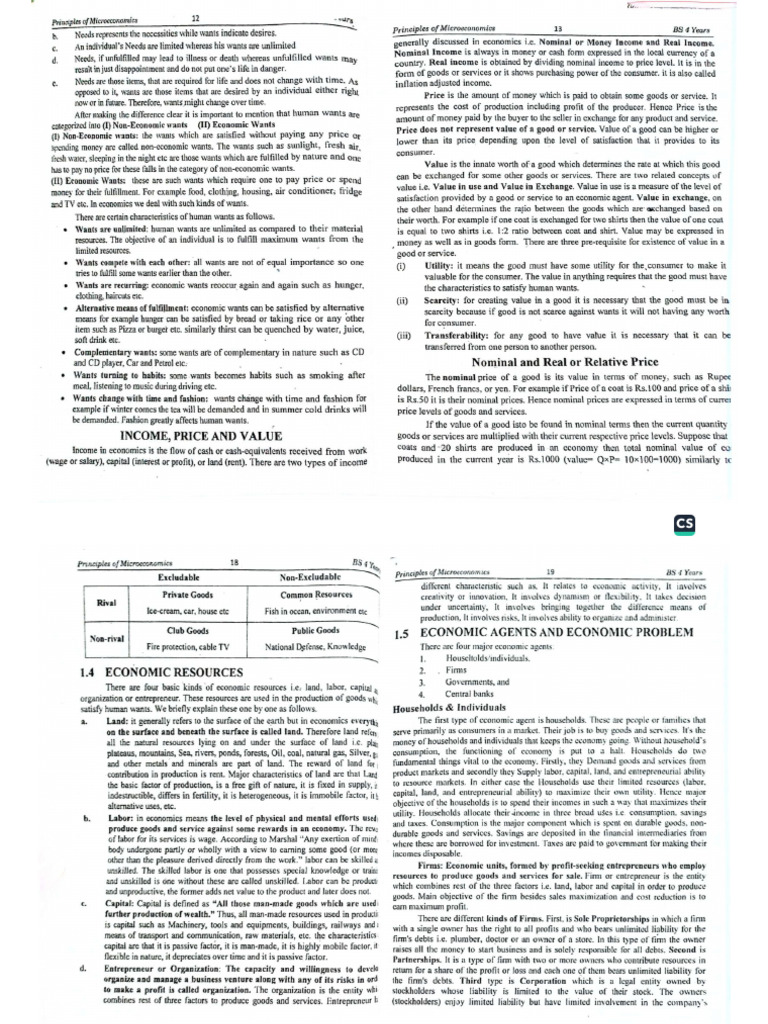 Economics (Choice and Oppurtunity Cost) | PDF | Technology & Engineering