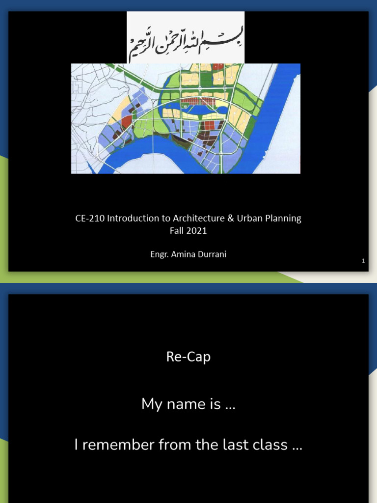 Lecture No.6 CED..Pptx | PDF | Transport | Traffic