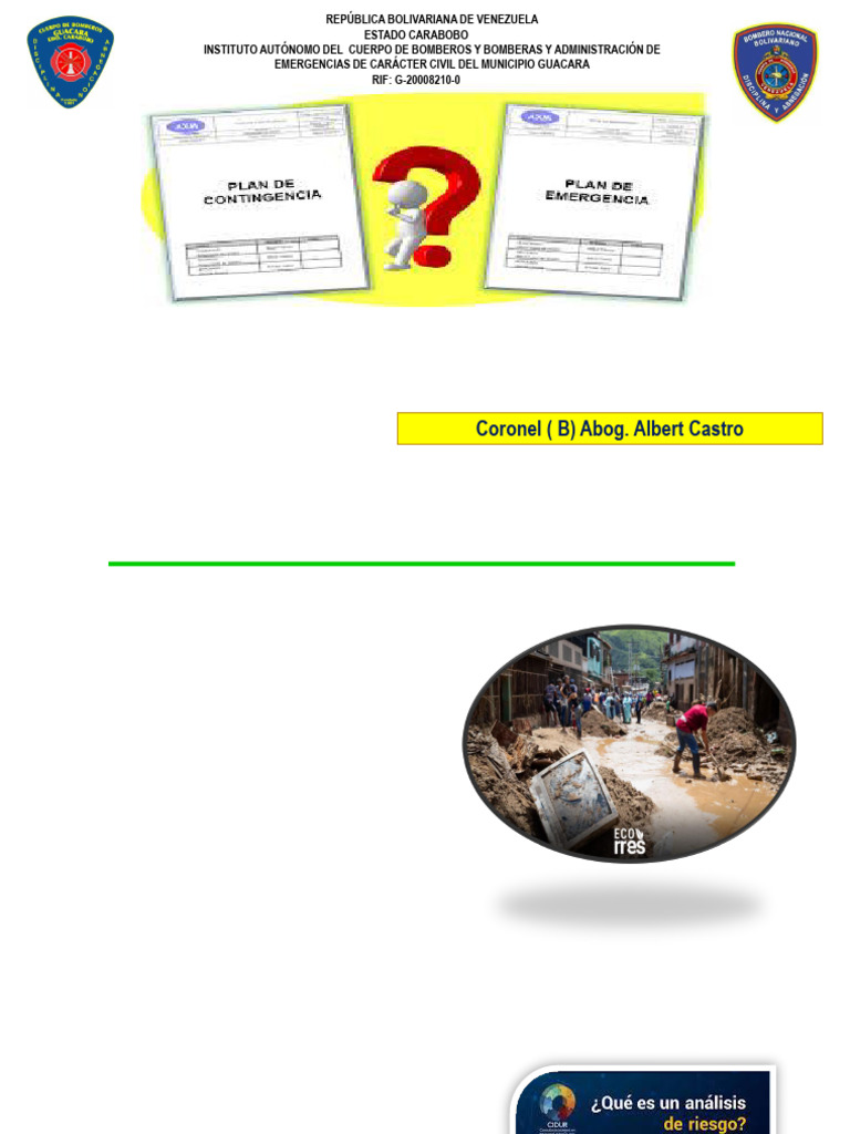 Curso de Elaboracion de Plan de Emergencia y Contingencia 2024 | PDF ... Curso de Elaboracion de Plan de Emergencia y Contingencia 2024 | PDF ...