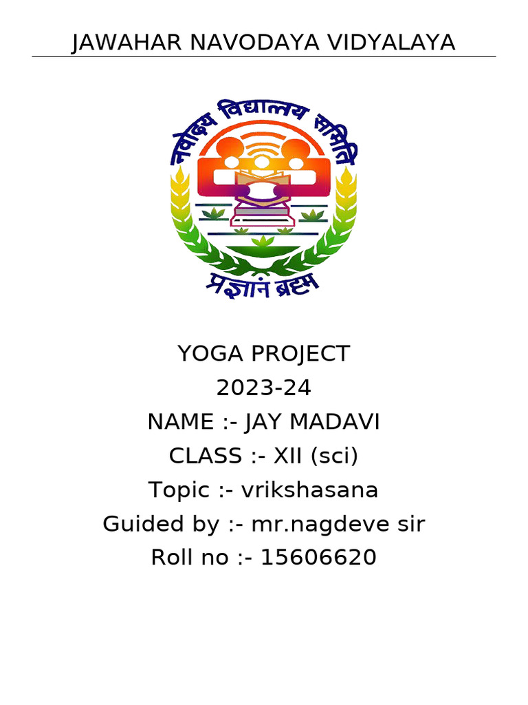 Jawahar Navodaya Vidyalaya | PDF