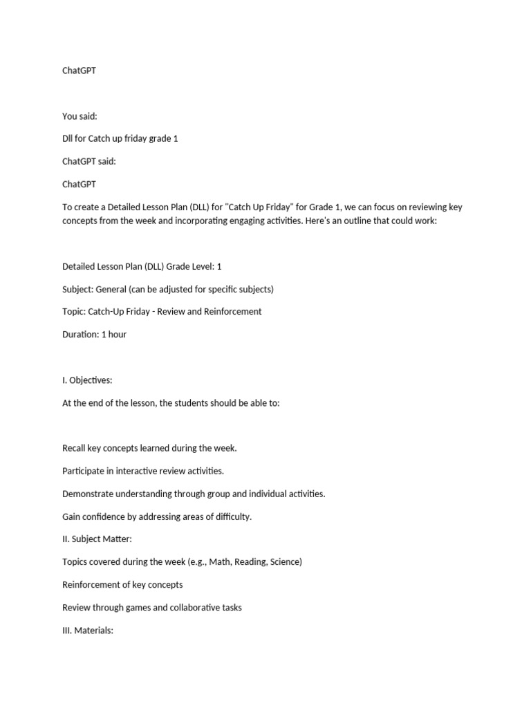 HOMEROOM GUIDANCE wEEK 1 | PDF | Lesson Plan | Phonics