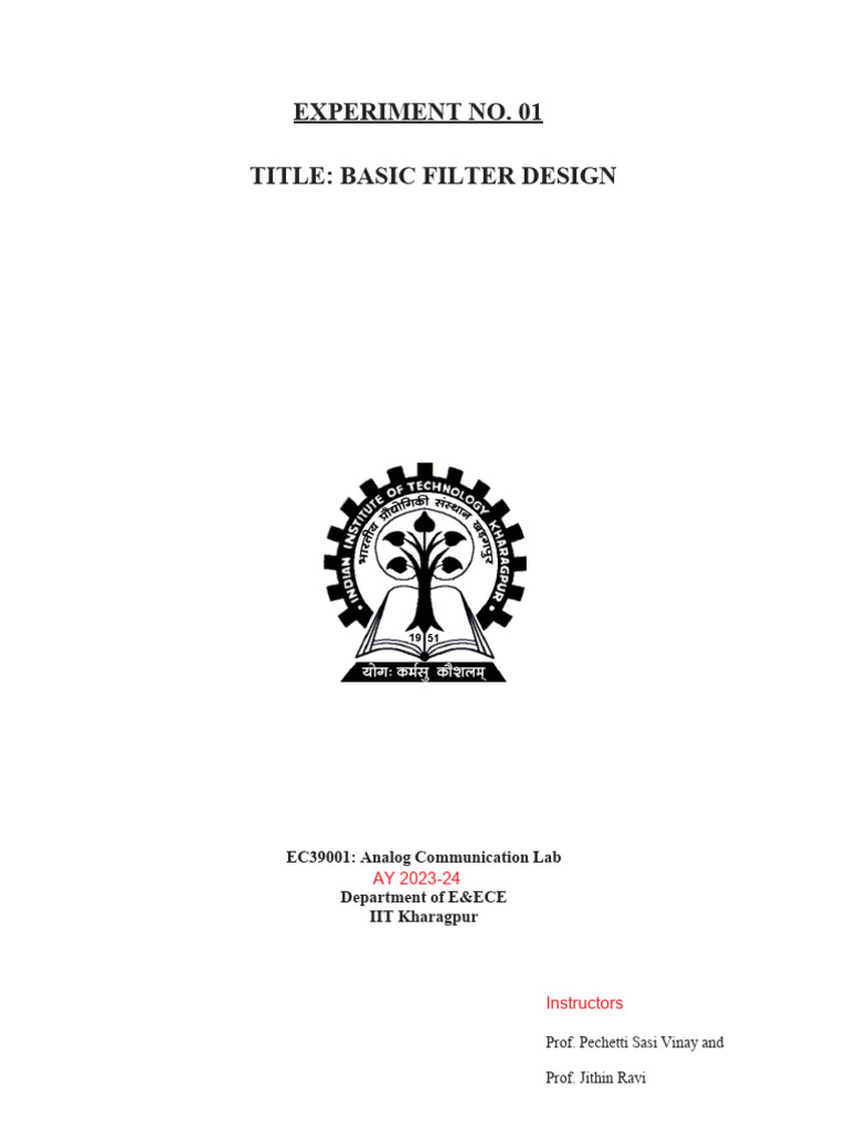 Analog Comm 1 | PDF | Electronic Filter | Analogue Electronics