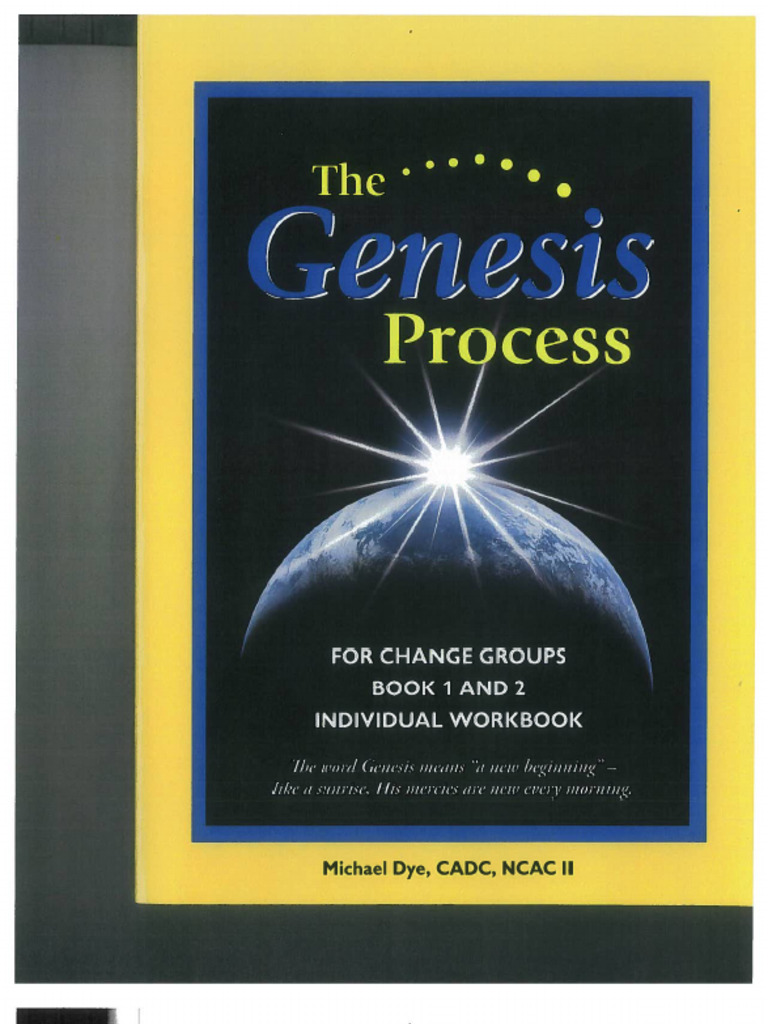 Genesis Process Book 1 2 Intro | PDF