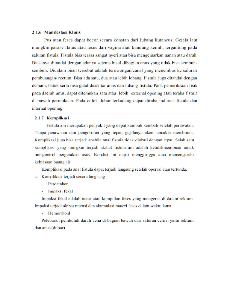 Fistula Ani | PDF