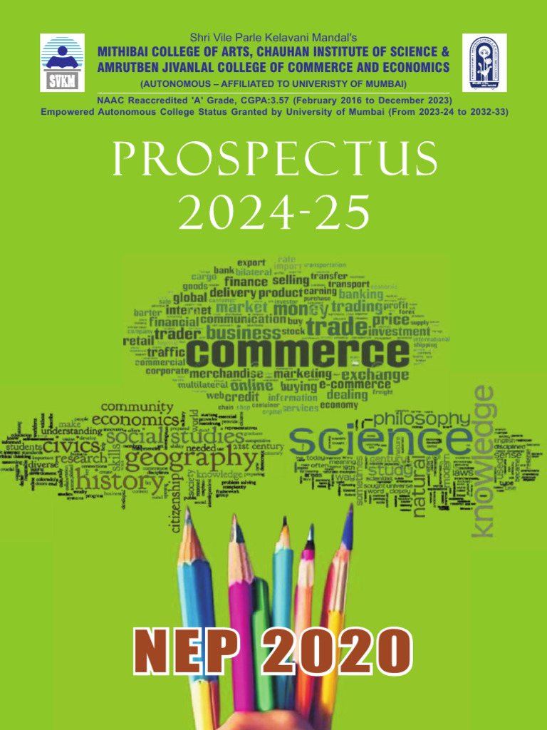 Mithibai College Prospectus 2024-25 | PDF
