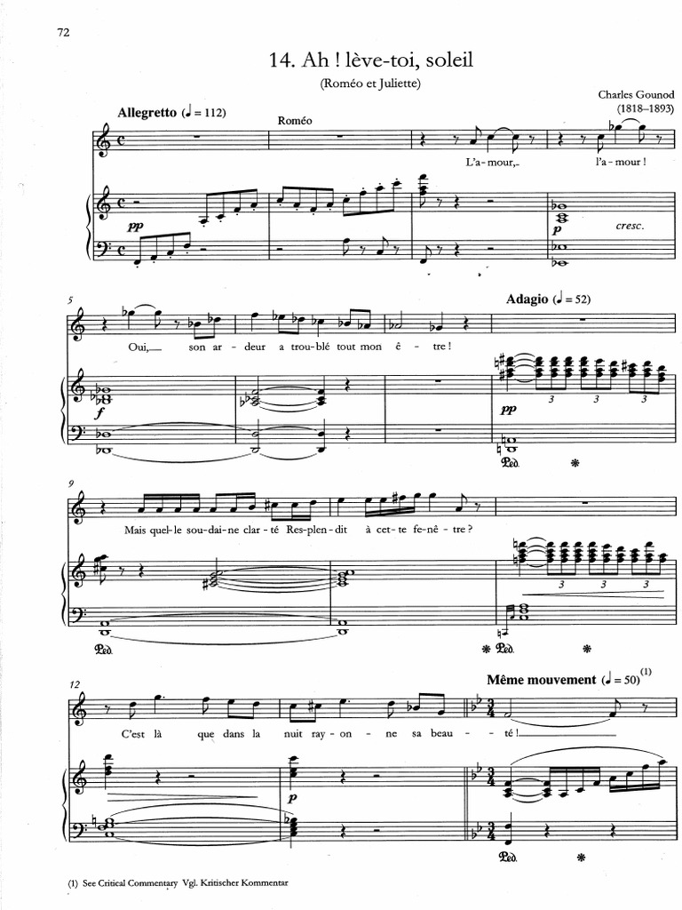Gounod Ah Leve Toi Soleil PDF 3 PDF Free | PDF