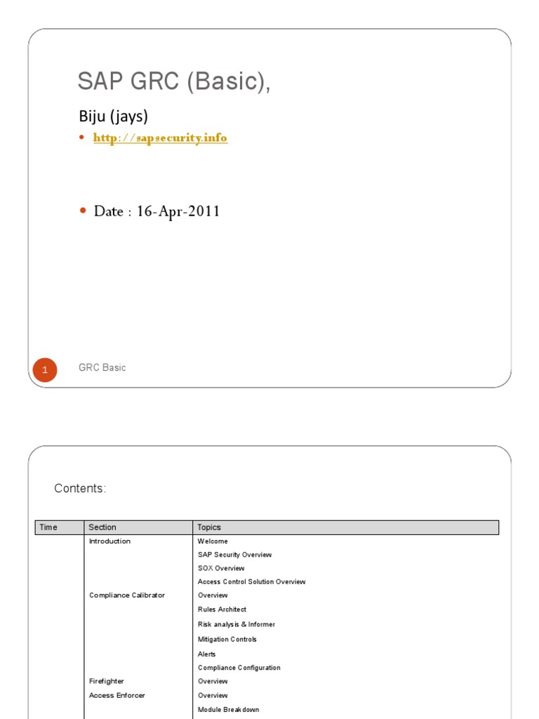 GRC_Basic-1 | Business Process | Provisioning