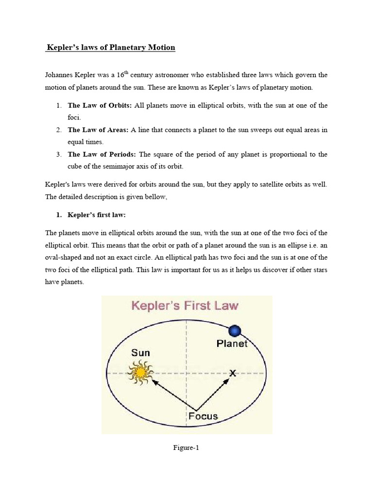 Keplers Laws of Planetary Motion | PDF | Humidity | Water Vapor