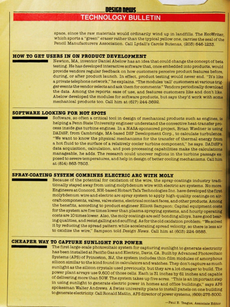 1993 Spray-Coating System Combines Electric Arc With Mol | PDF ...
