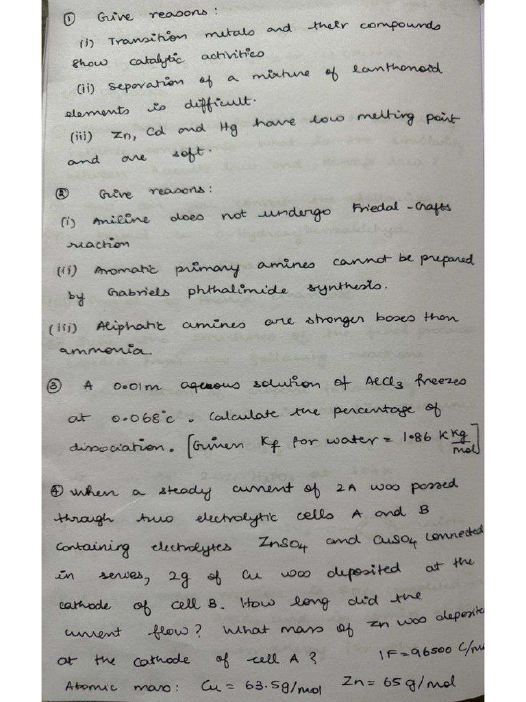 Class 12th Day 7 Secret Assignment | PDF