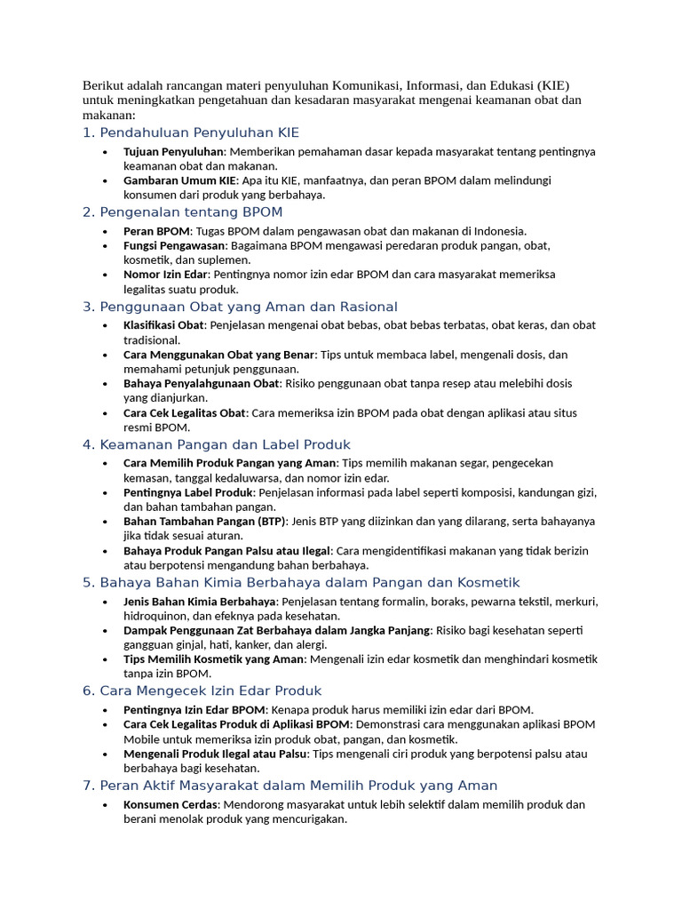 Materi SKB Khusus Poin 15 | PDF