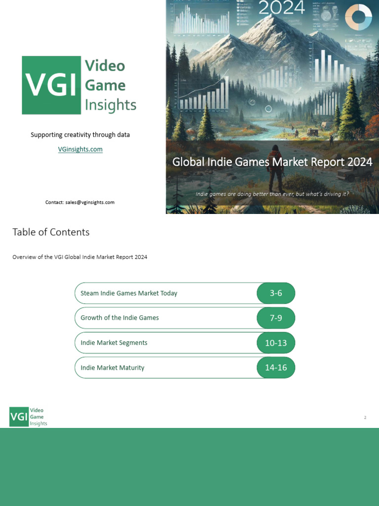 VGI Global Indie Games Market Report 2024 | PDF | Economies