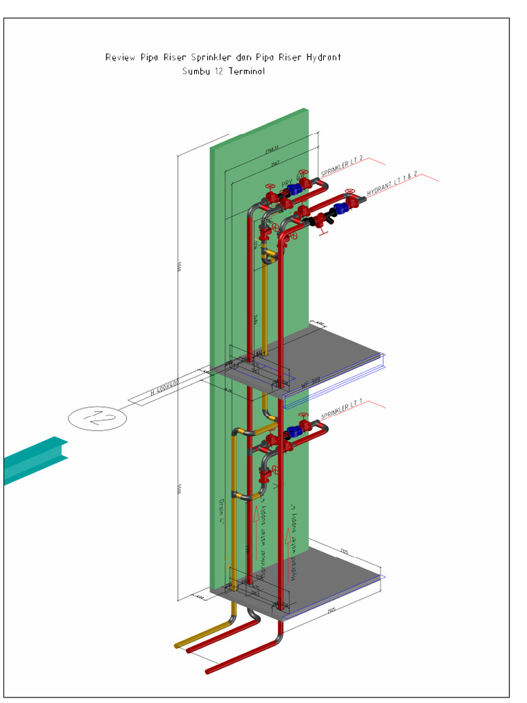 Pipa Riser Hydrant Dan Pipa Riser Sprinkler | PDF