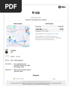 Ola Bill | PDF | Invoice | Fee