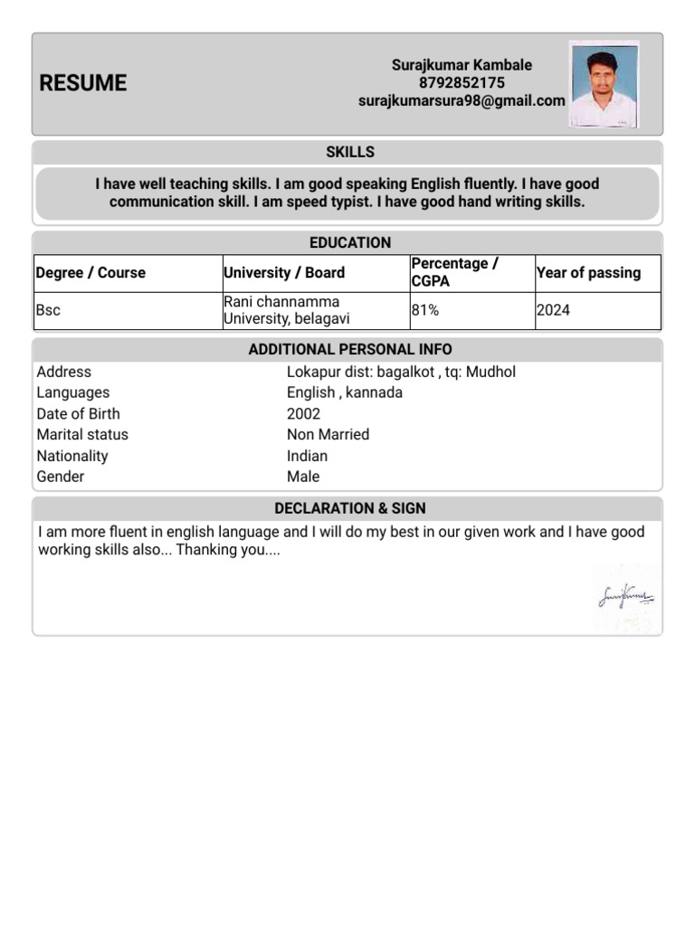 How To Make Resume | PDF