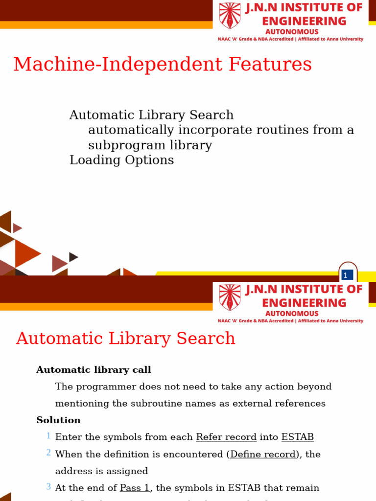 UNIT 2 MachineIndepenassemfeature | PDF | Library (Computing ...