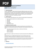 HACCP Cooking and Reheating Log Sheet | PDF