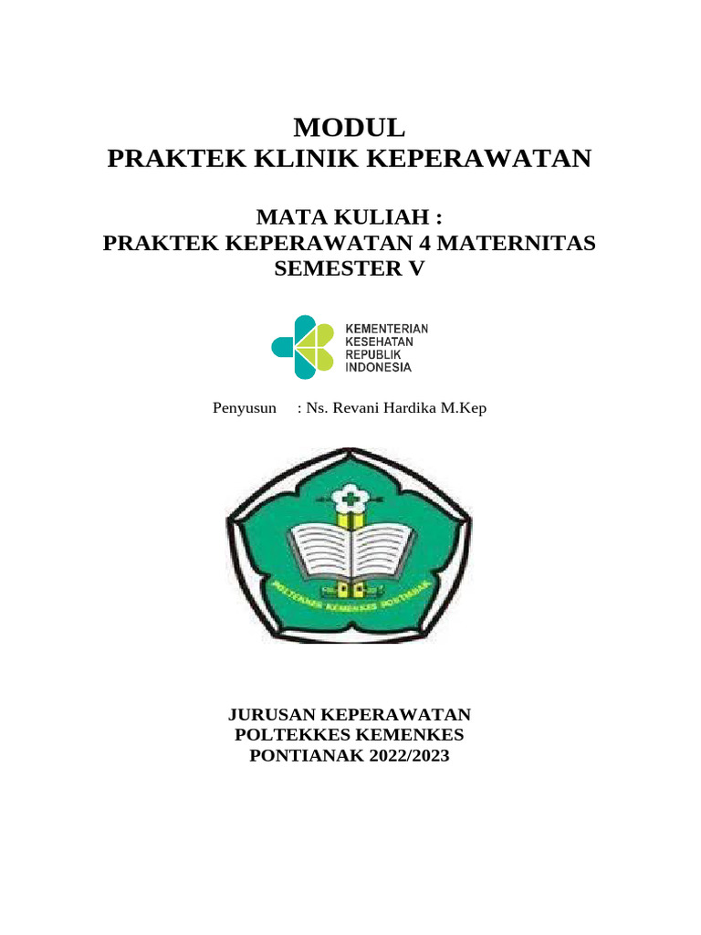 Modul PKK 4 Maternitas Reg 22 | PDF