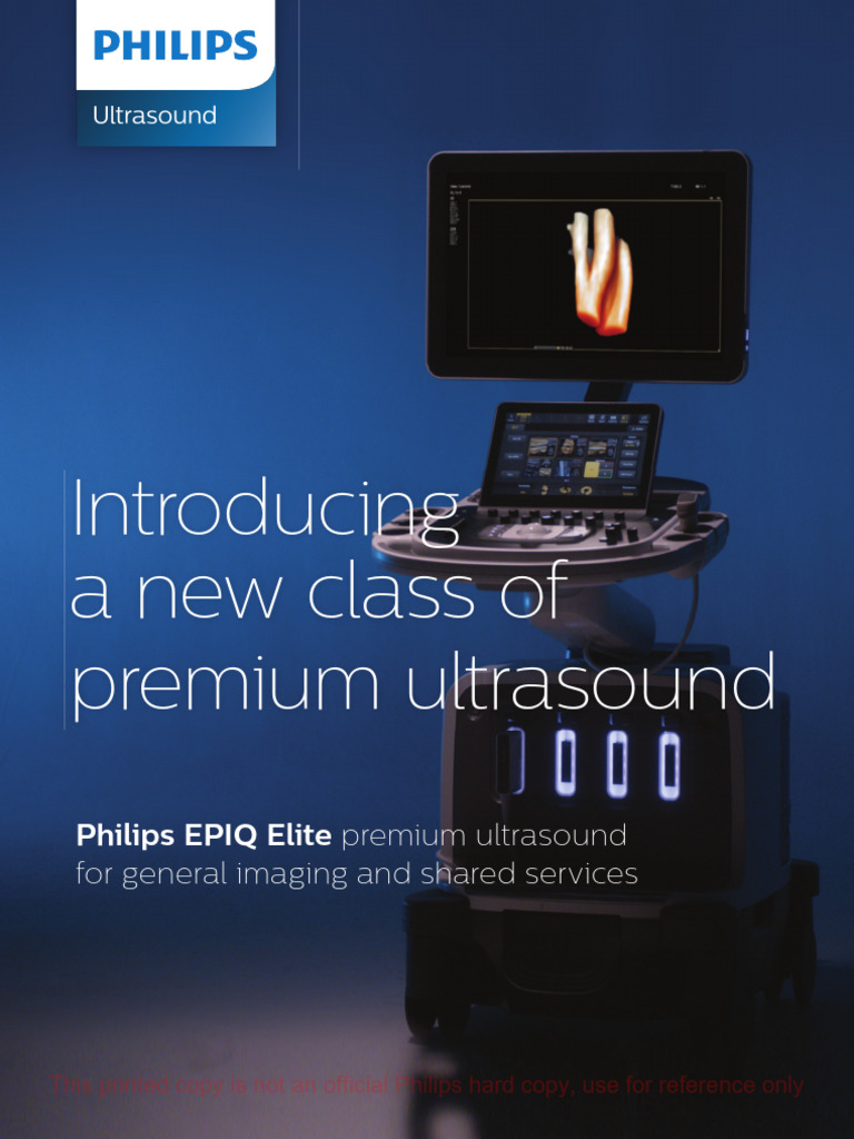 Philips EPIQ Elite Ultrasound Overview | PDF | Medical Ultrasound ...