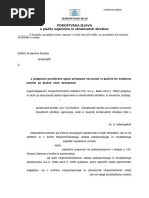 Vloga Za Prijavo Prebivalisca | PDF
