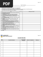 Laboratory Audit Checklist | PDF