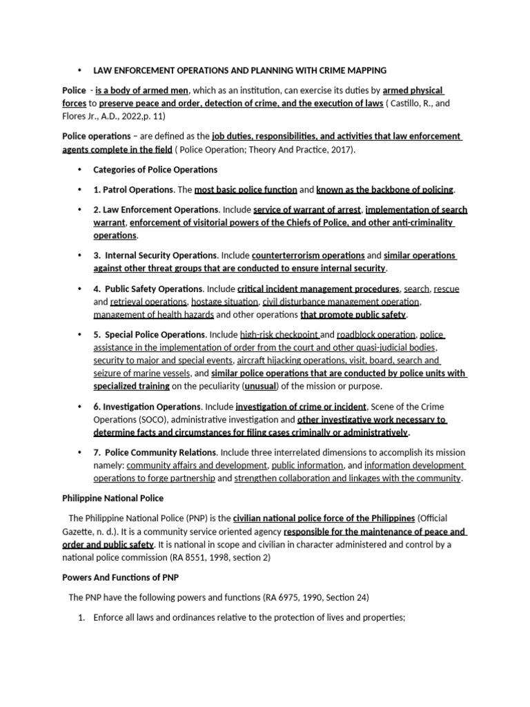 PNP Operational Manual For August Takers | PDF | Right To Silence | Police