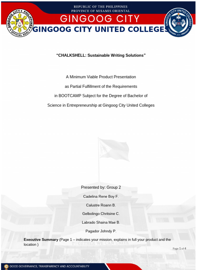 MVP Presentation: Chalkshell Solutions | PDF | Innovation | Human ...