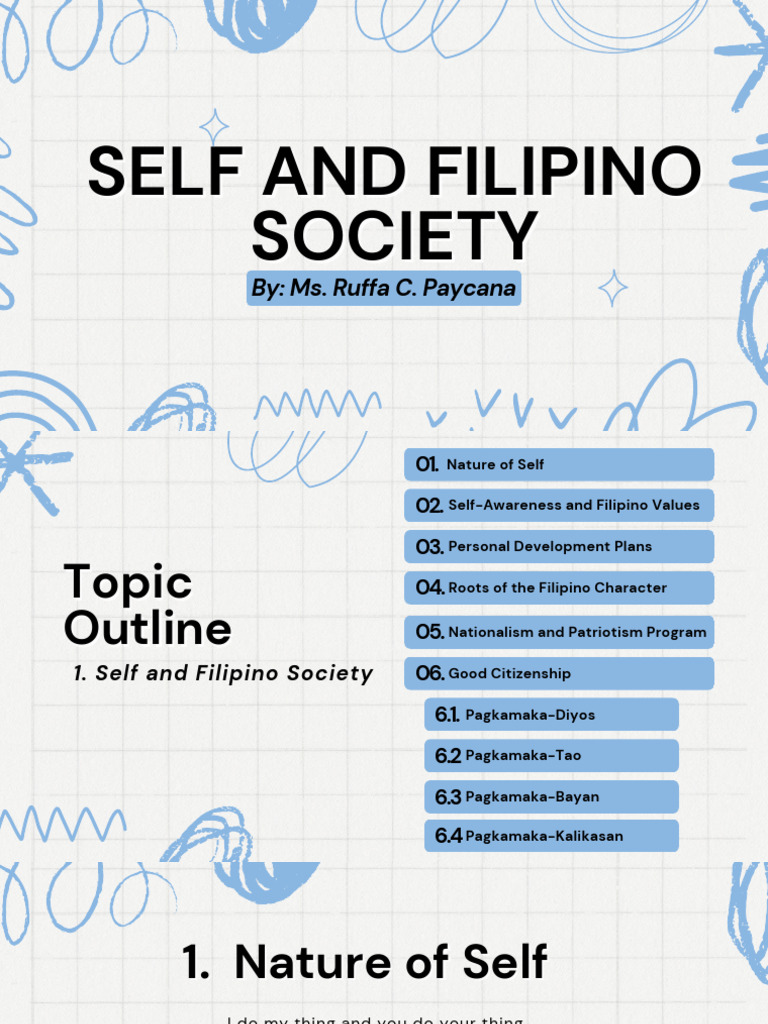 Self and Filipino Society Insights | PDF | Volunteering | Thought