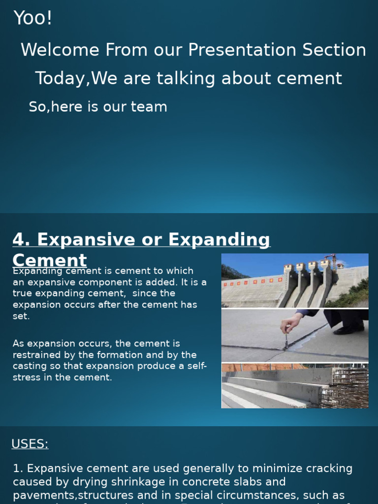 Expansive Cement | PDF