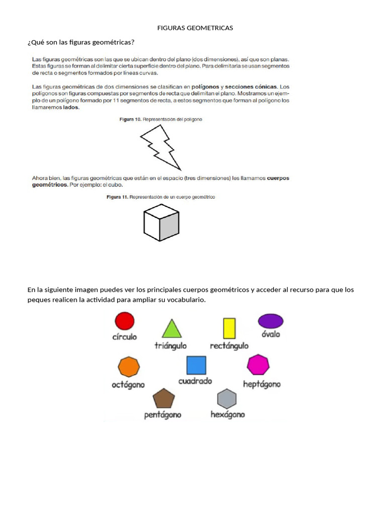 Principales Figuras Geométricas 2D y 3D | PDF | Triángulo | Rectángulo