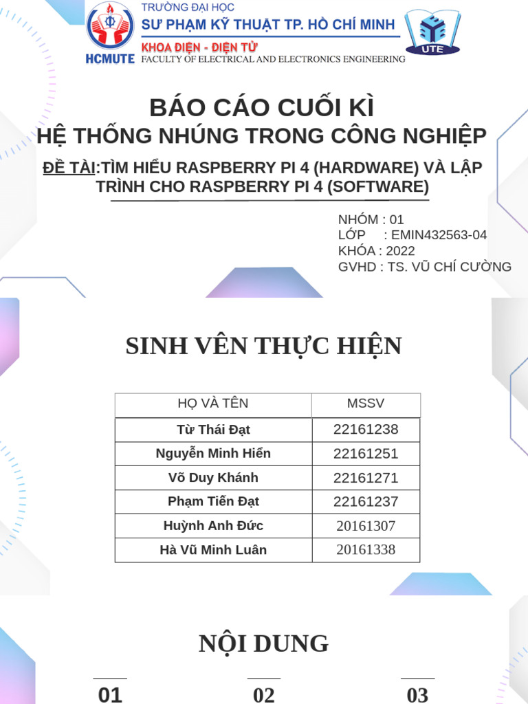 BCCK He Thong Nhung Nhom 1 | PDF