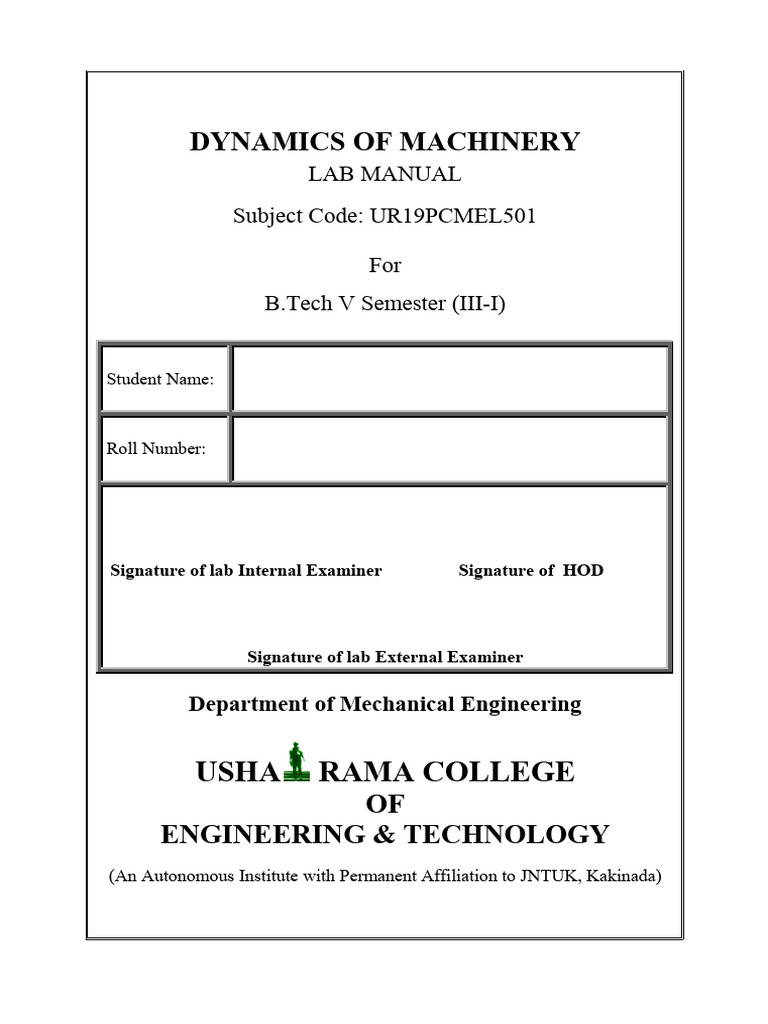 DOM LAB Manual | PDF | Rotation Around A Fixed Axis | Gyroscope