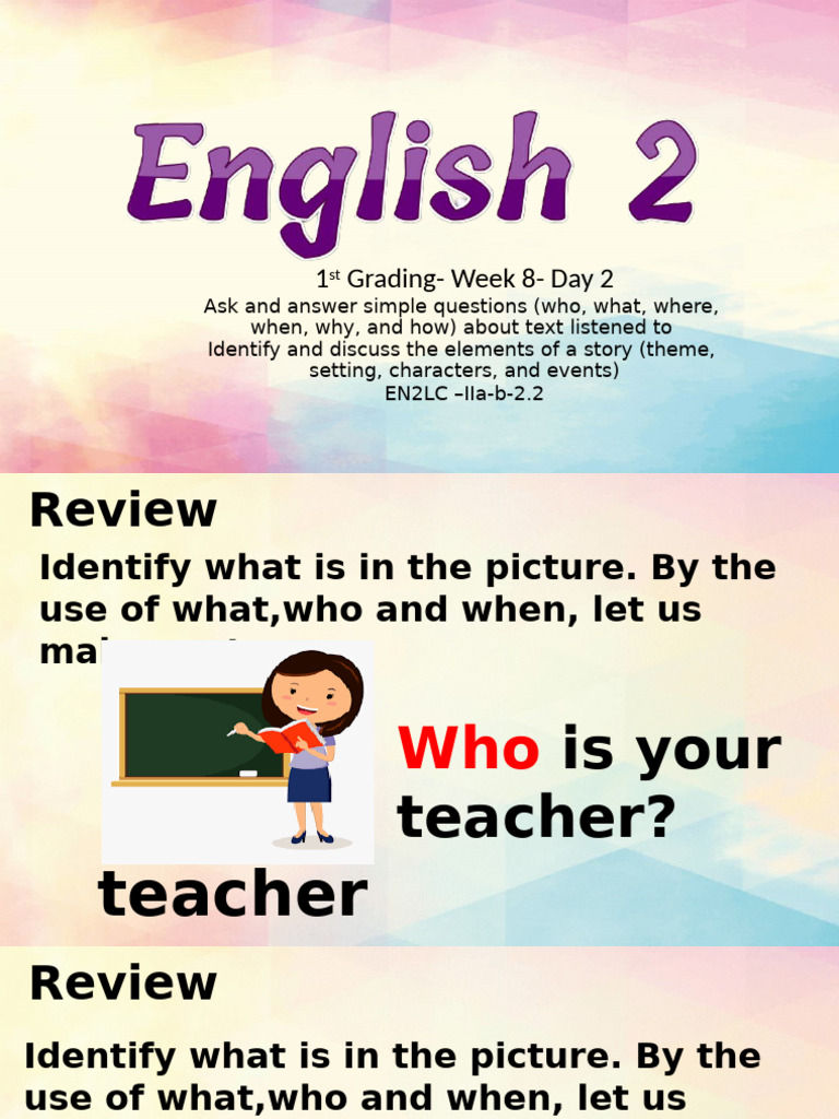 English Q1 W8 Day 2 | PDF