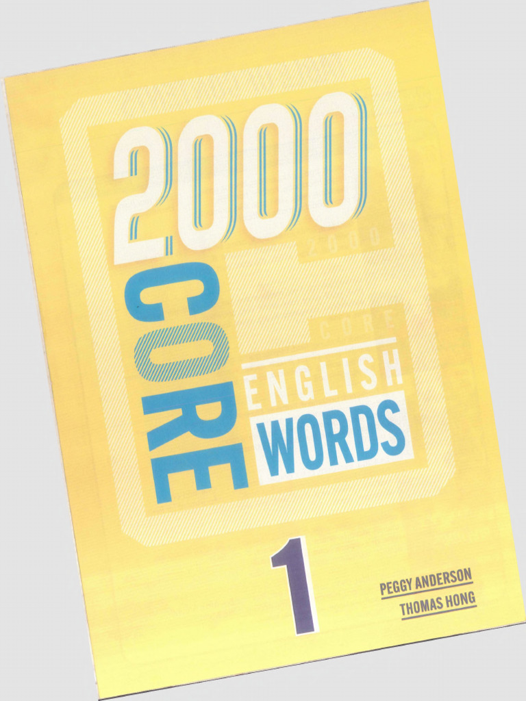 2000 Core English Words 1 | PDF