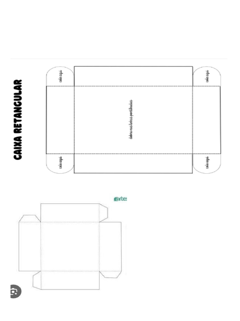 Moldes Quadrado e Retangulo | PDF
