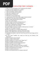 Canadian Citizenship Test Q&A Guide | PDF | Provinces And Territories ...