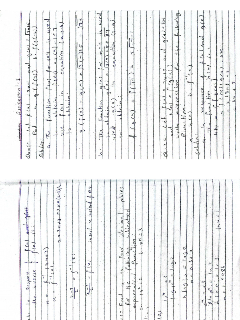 Assignment Math 2 | PDF