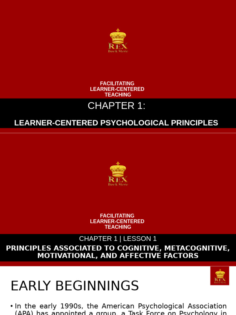Chapter-1-Learner-Centered-Principles | PDF | Learning | Metacognition Chapter-1-Learner-Centered-Principles | PDF | Learning | Metacognition