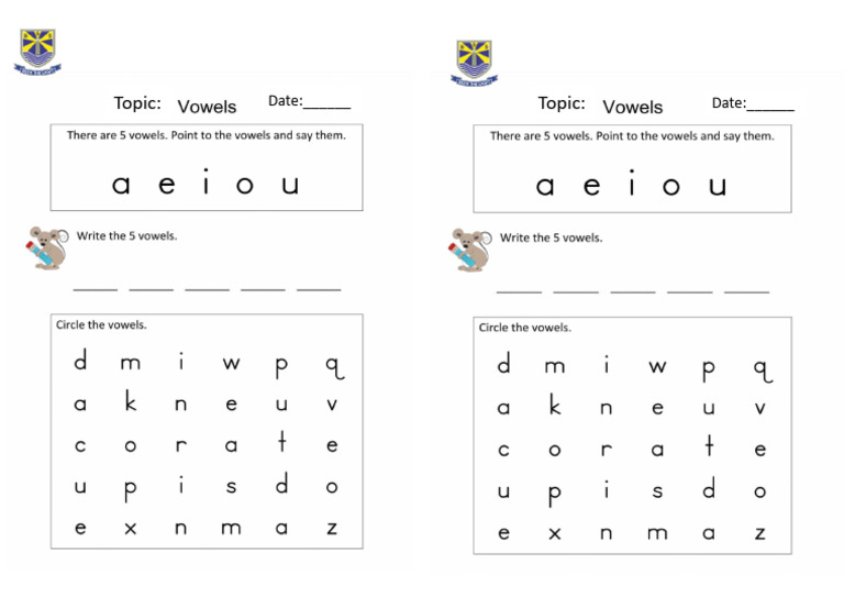 Circle Vowel With Logo | PDF