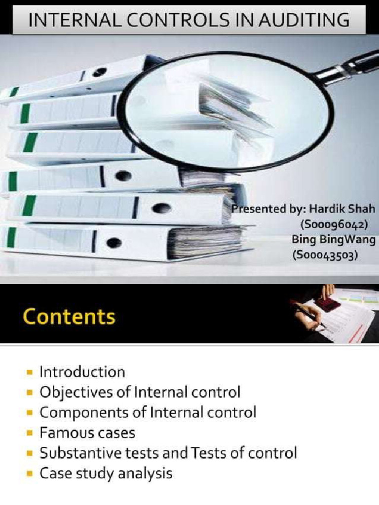 Internal Control Auditing | PDF