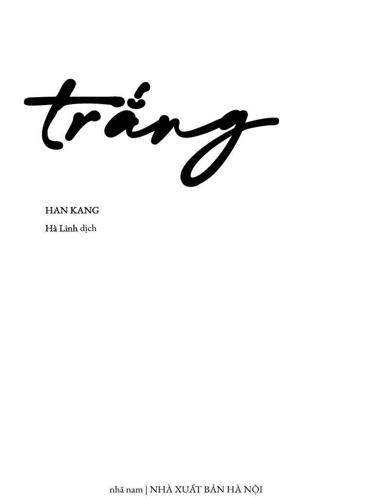 Trắng Han Kang Pdf