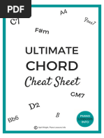 Alto Sax Transposition Cheat Sheet | PDF