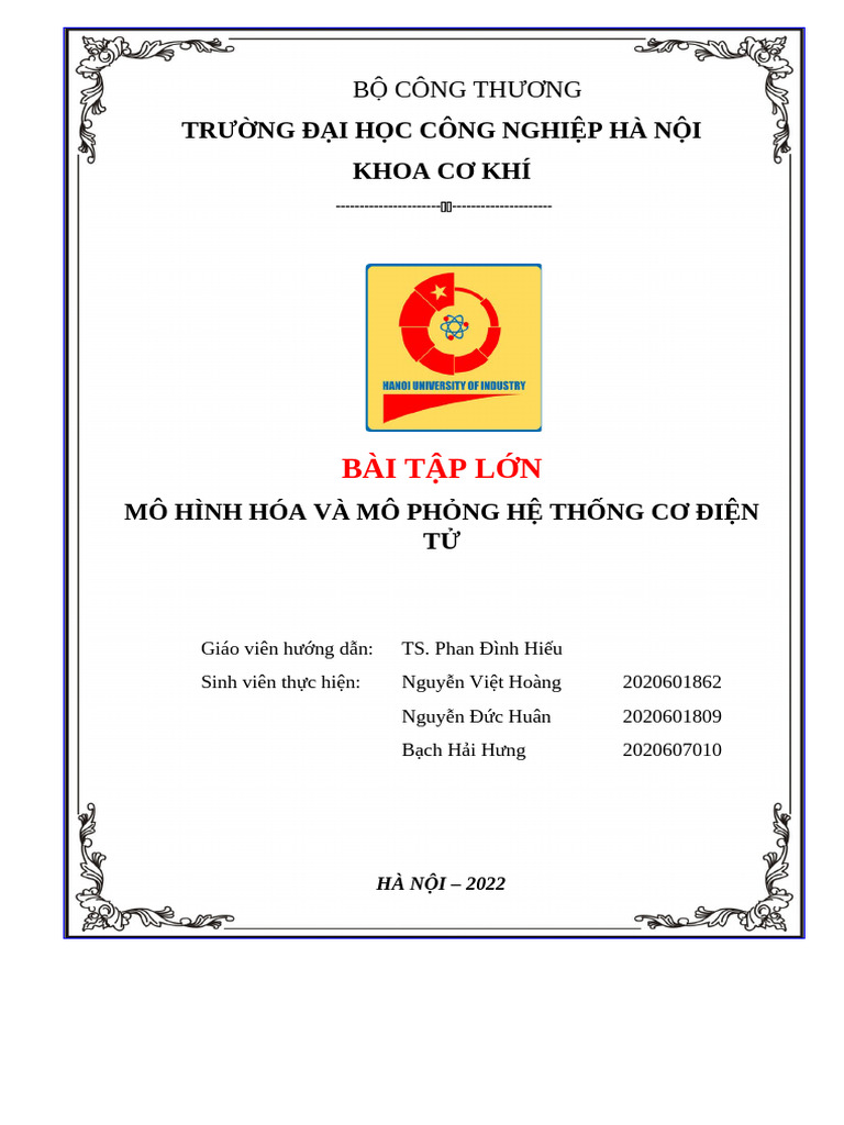 BTL - Nhóm 10 | PDF